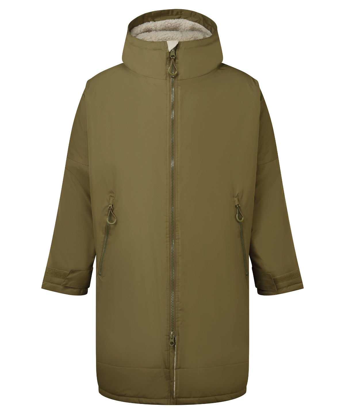 Olive/Natural - All-seasons waterproof changing robe – Workkit
